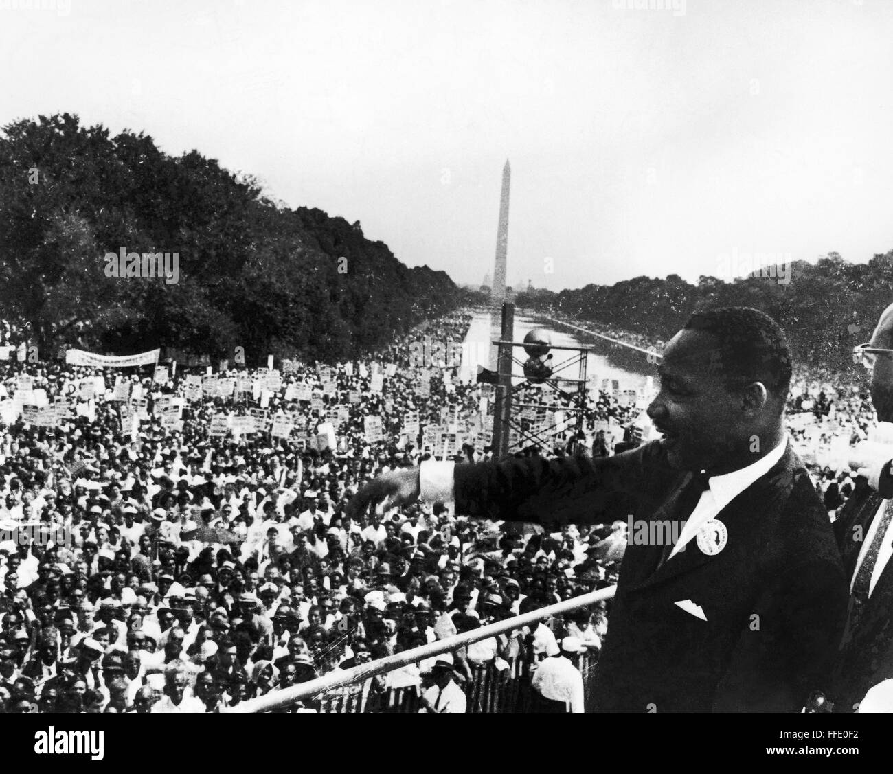 Washington march luther king hi-res stock photography and images - Alamy