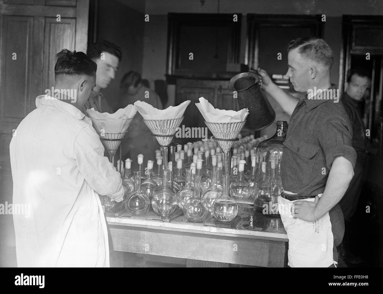 TYPHOID: VACCINE, c1917. /nStudents of the U.S. Army Medical School ...