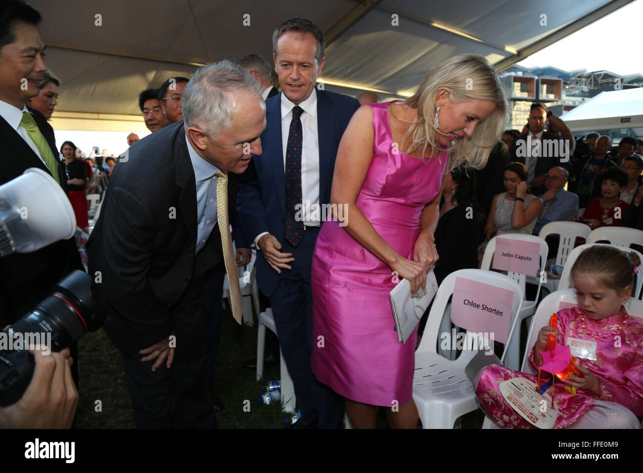 Sydney, Australia. 12 February 2016. Pictured: Prime Minister Malcolm ...