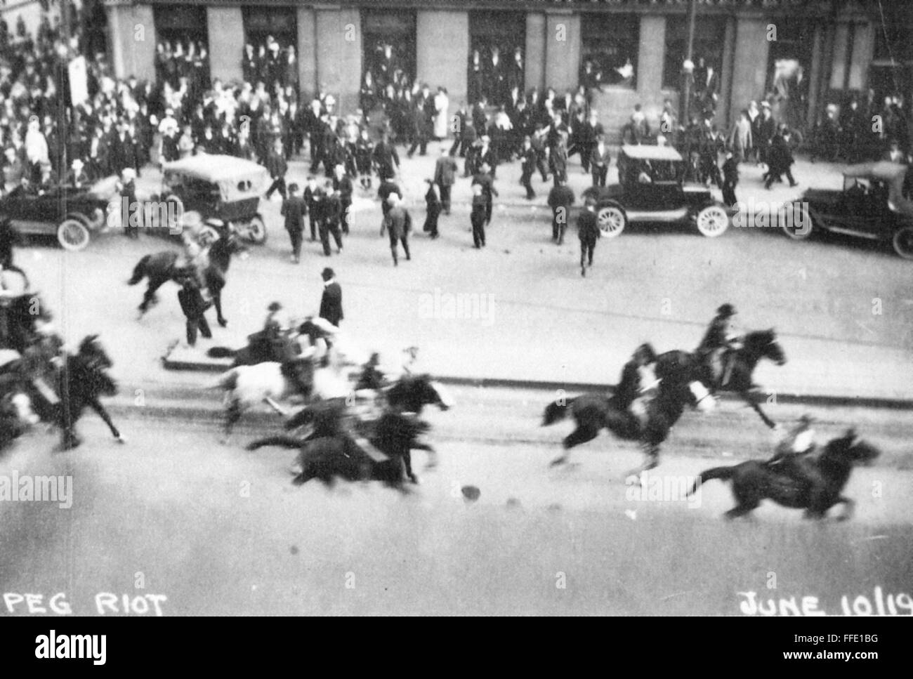 CANADA: MOUNTED POLICE, 1919. /nThe Royal Canadian Mounted Police ...