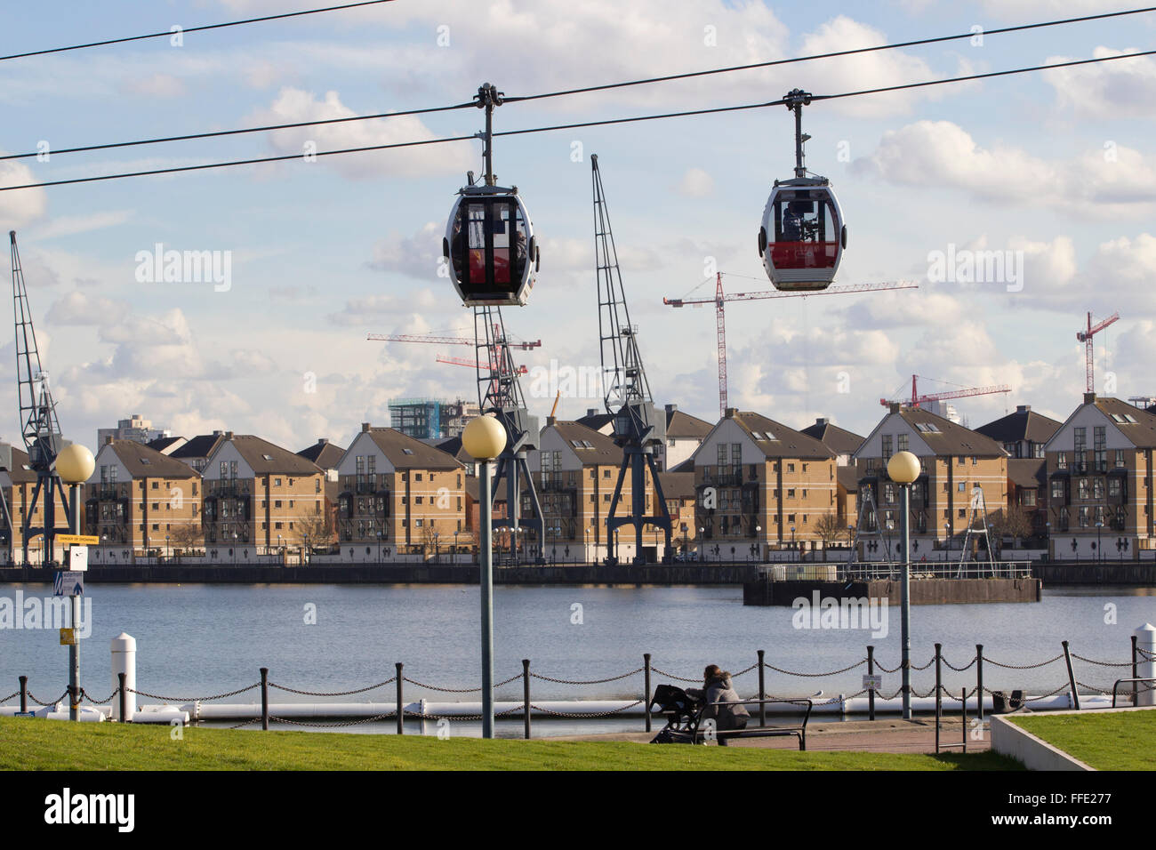 The Royal Victoria Dock, London Docklands, East London, England, United ...