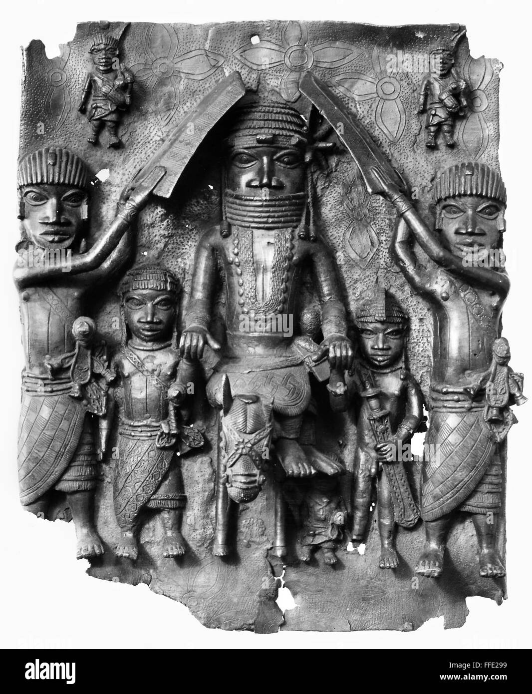 Benin bronze plaque Cut Out Stock Images & Pictures - Alamy