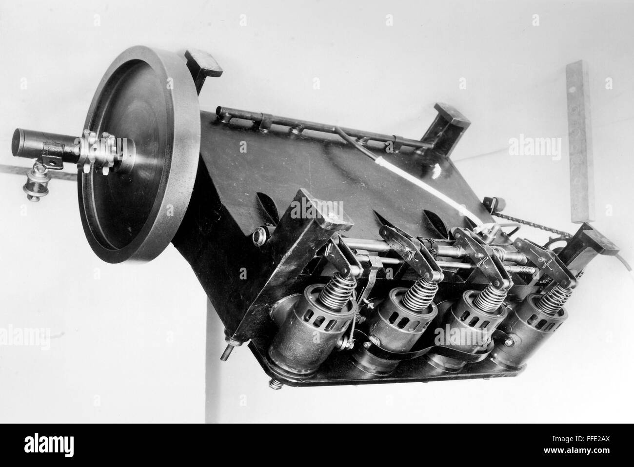 CHARLIE TAYLOR'S ENGINE. /nFour-cylinder, 12 horsepower engine ...