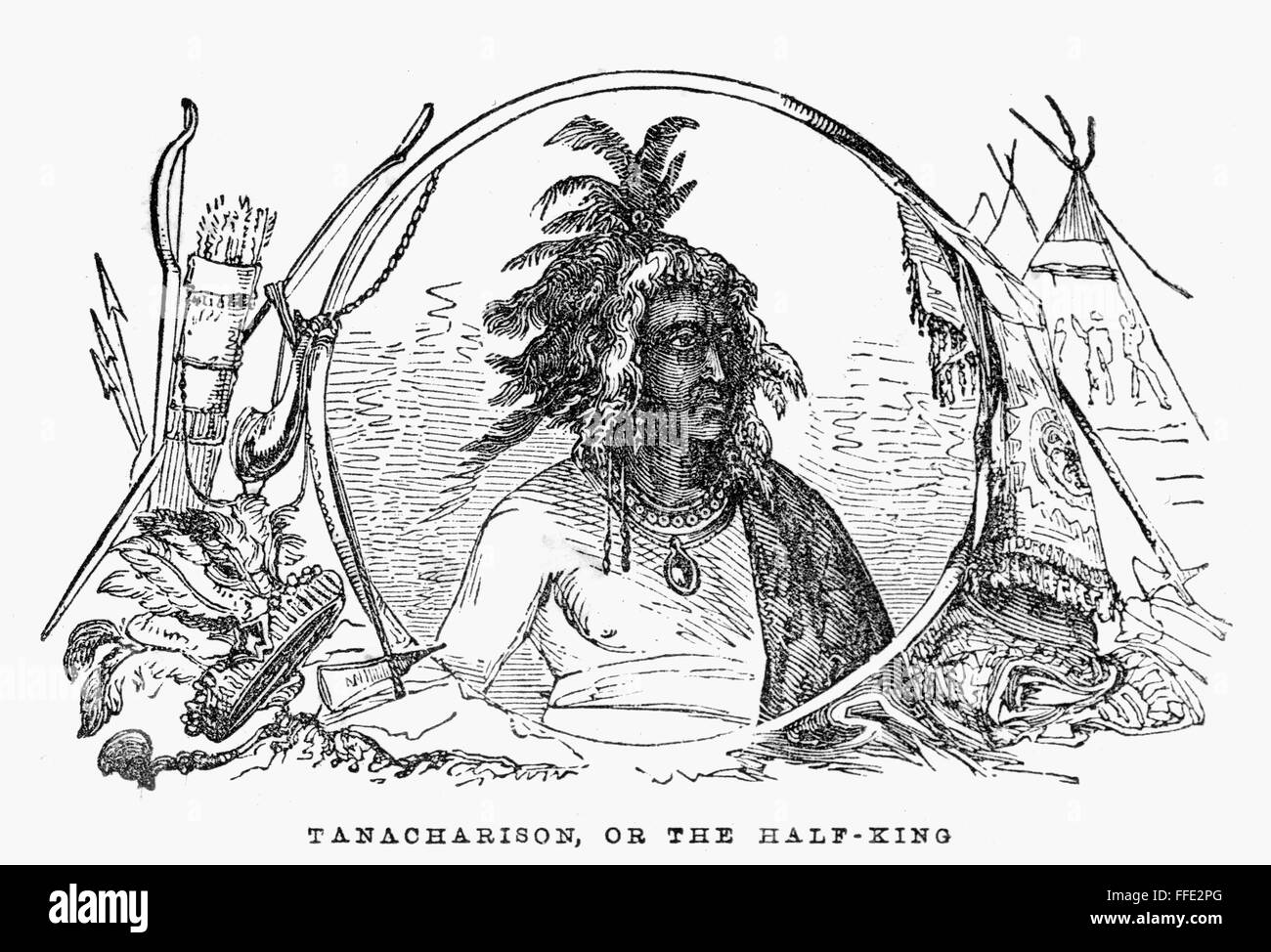 TANACHARISON (c1700-1754). /nNative American leader. Also known as 'The ...