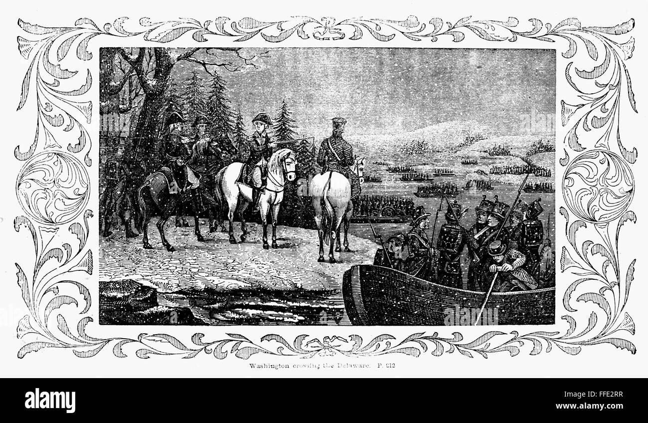 Crossing the delaware battle hi-res stock photography and images - Alamy