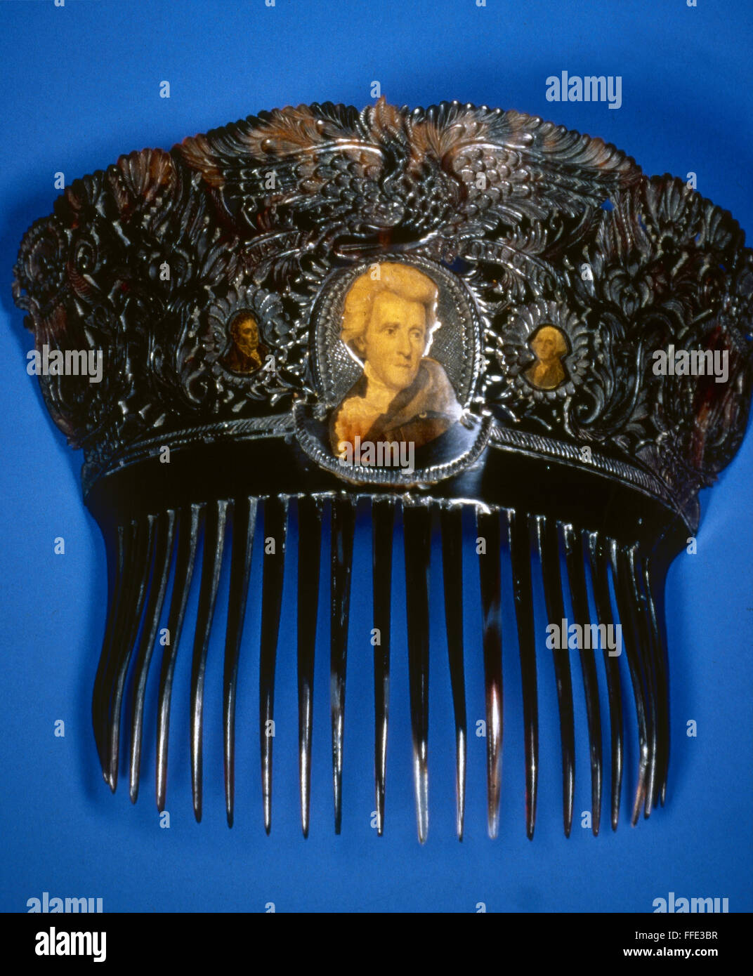 ANDREW JACKSON: COMB./nCommemorative comb with the image of President ...