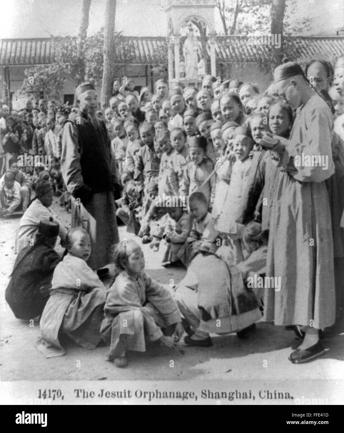 SHANGHAI: ORPHANAGE, c1901. /nA Jesuit orphanage in Shanghai, China ...