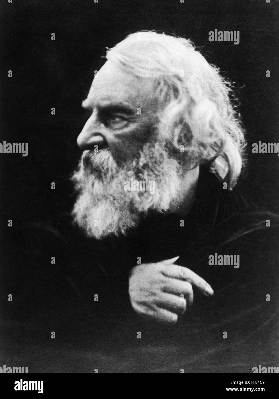 HENRY WADSWORTH LONGFELLOW /n(1807-1882). American poet. Photographed ...