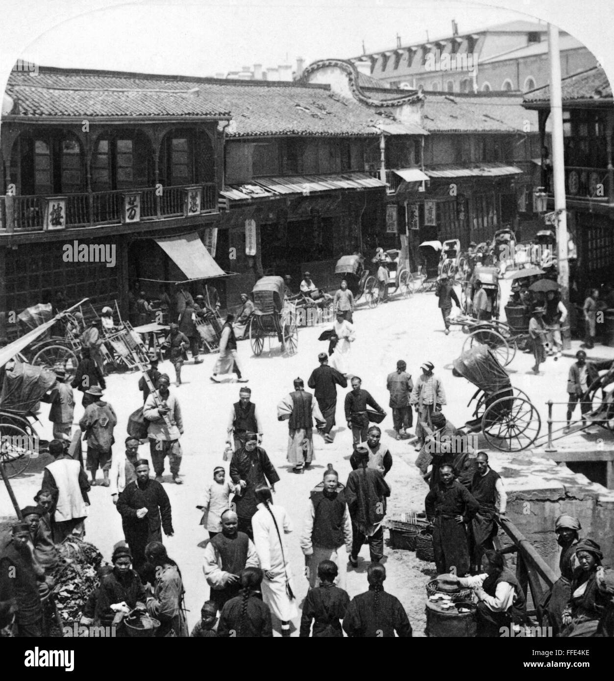 Rickshaw china 1890 hi-res stock photography and images - Alamy