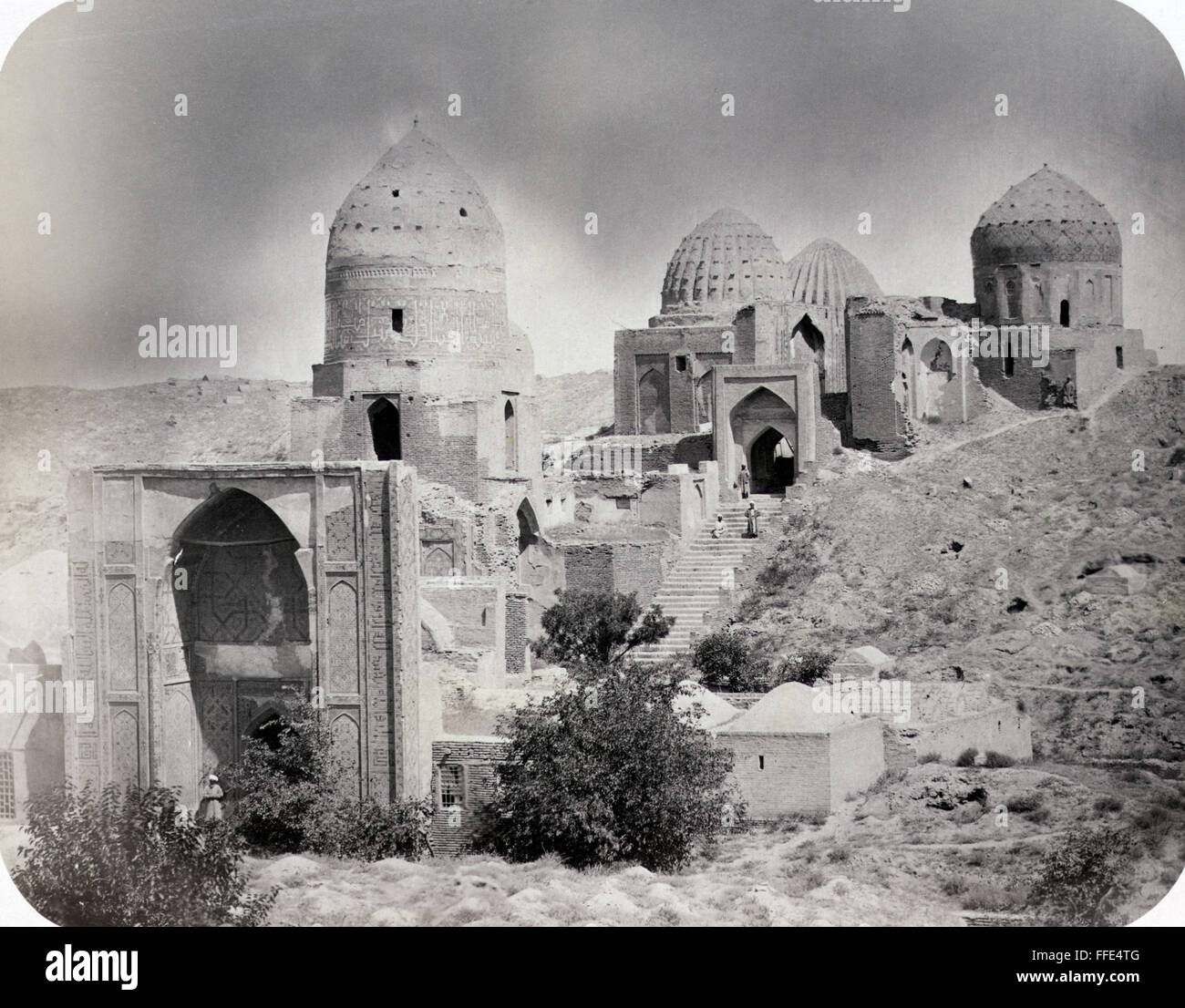 SAMARKAND: RUINS, c1870. /nRuins of the Tomb of Kassim Ibn Abbas ...