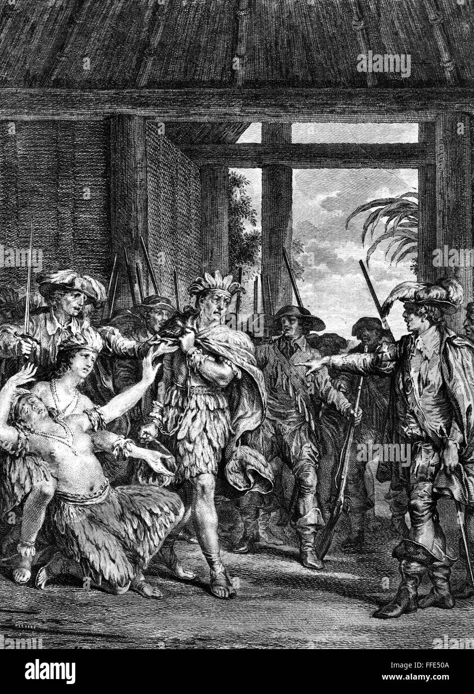 CAPTURE OF ATAHUALPA, 1532. /nThe capture of Atahualpa, the last Incan ...