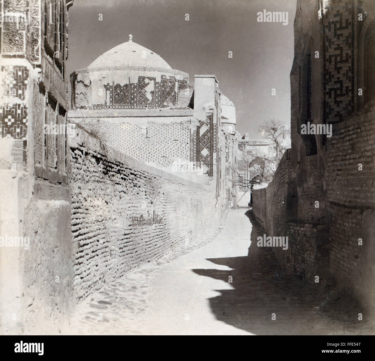 SAMARKAND: MOSQUE, c1910. /nView of the Shakh-i Zindeh mosque in the ...