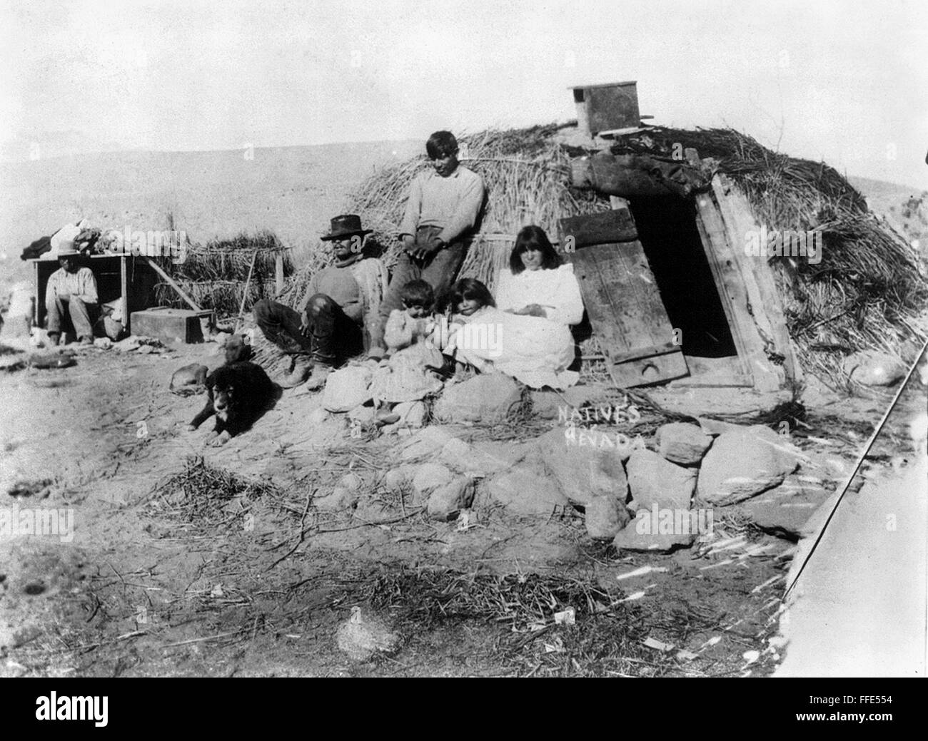 NATIVE AMERICAN FAMILY. /nA family of Native Americans photographed ...