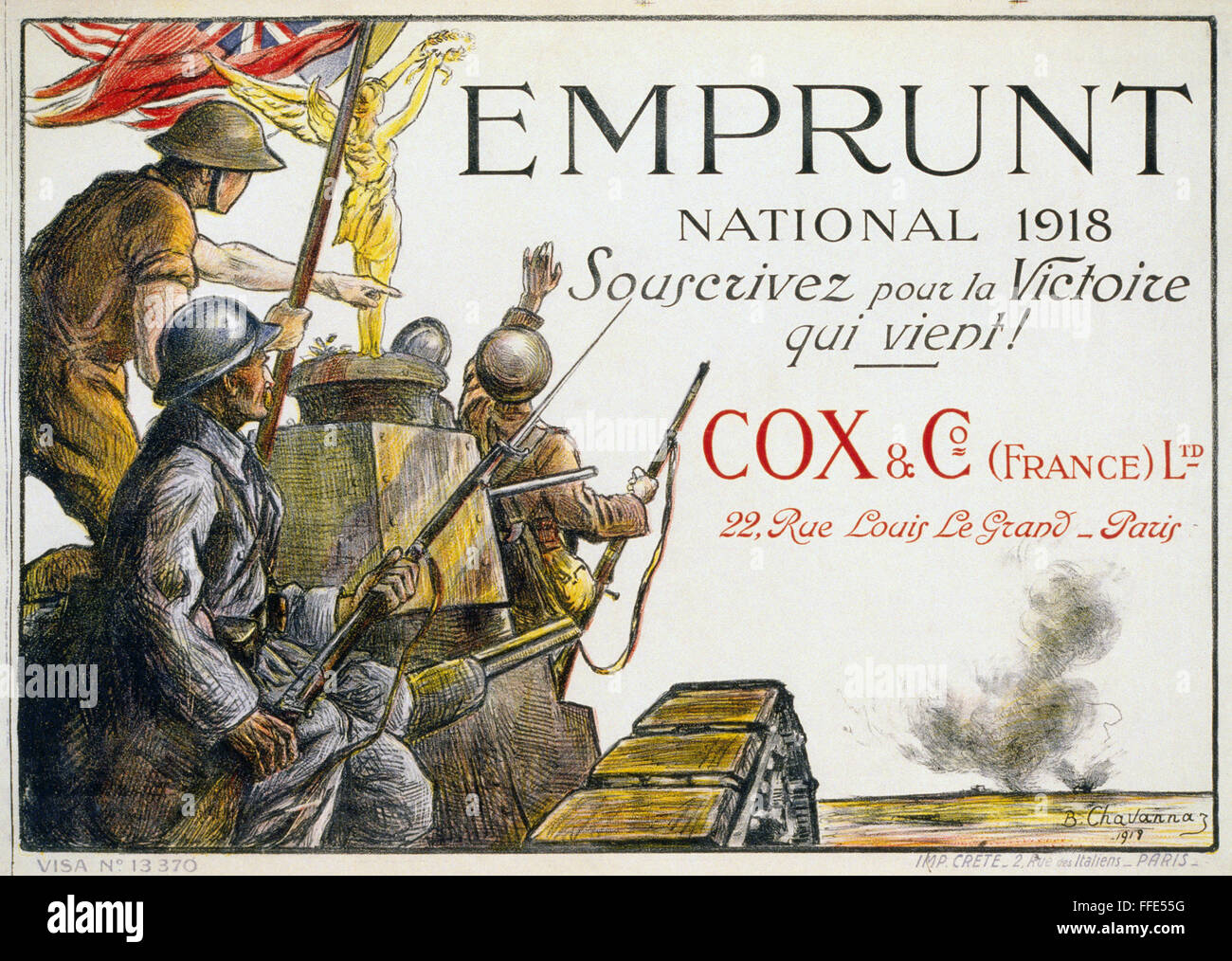 WORLD WAR I: FRENCH POSTER. /n'Subscribe for the Victory to Come ...