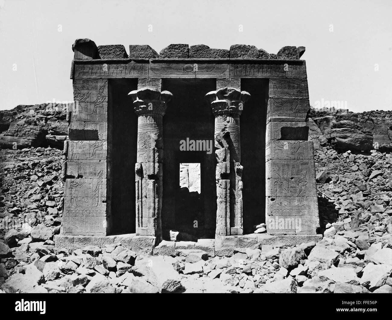EGYPT: TEMPLE OF DENDUR. /nBuilt, c15 B.C., by the Roman governor of ...