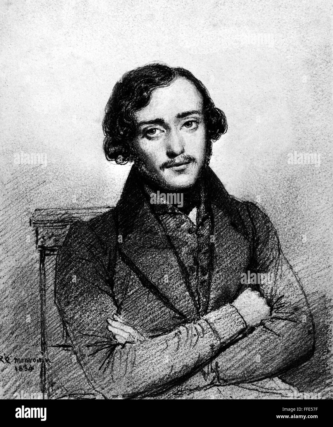 EUGENE VIOLLET-LE-DUC /n(1814-1879). French architect and theorist ...