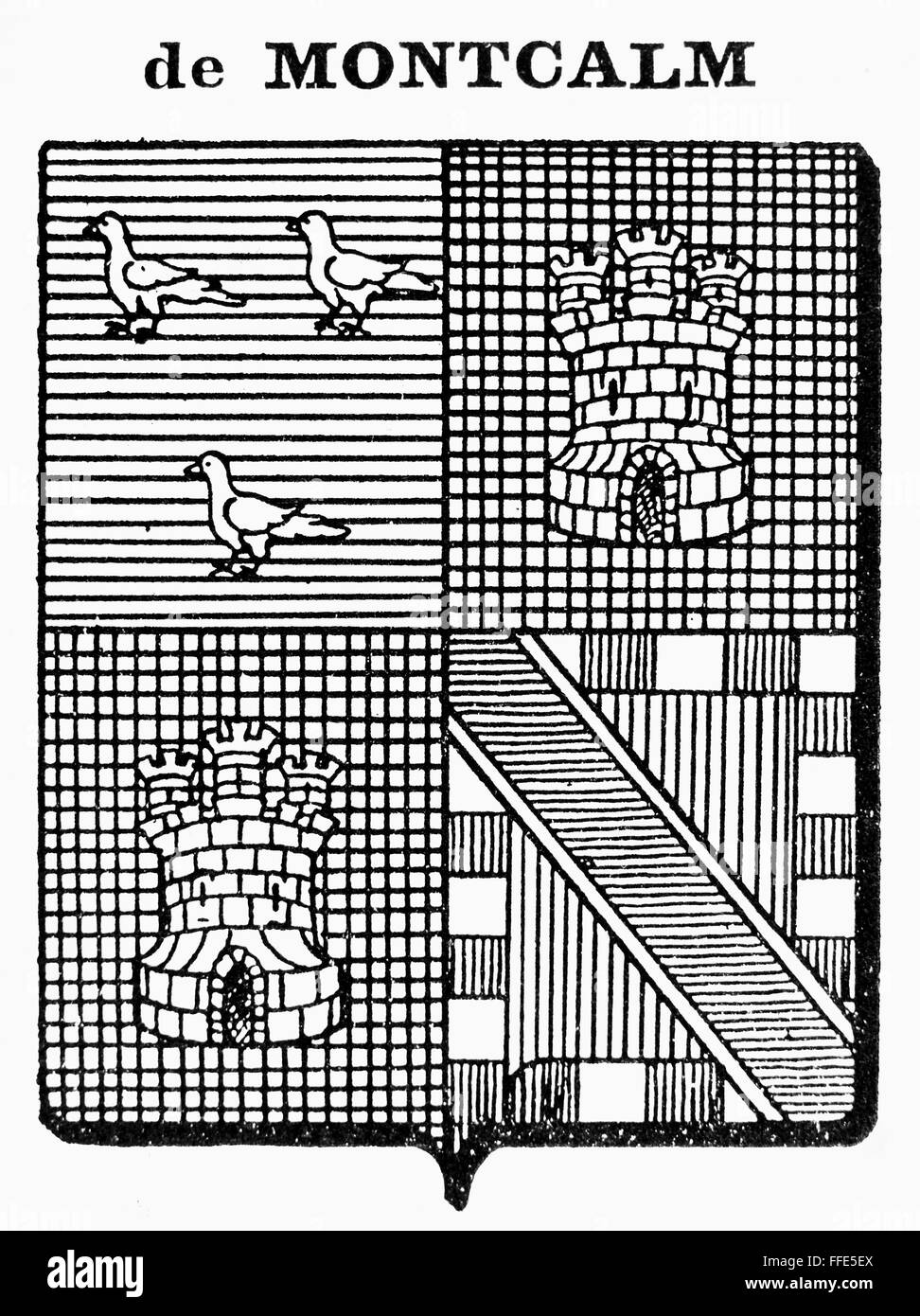 MARQUIS DE MONTCALM /n(1712-1759). Louis Joseph de Montcalm de Saint ...