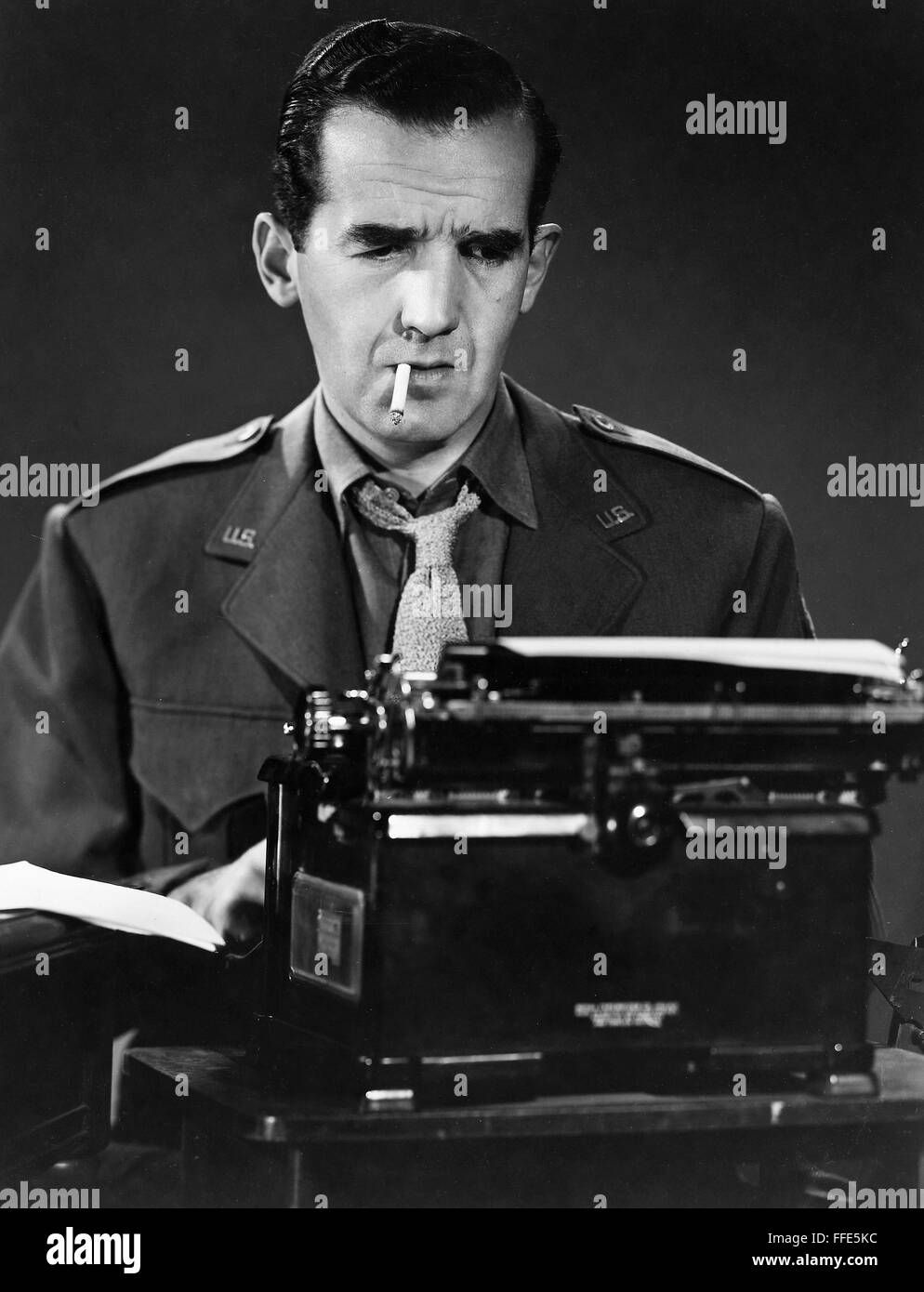 EDWARD MURROW (1908-1965). /nEdward Roscoe Murrow, American broadcast ...