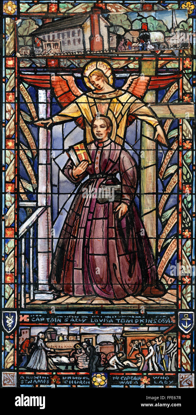 SALLY TOMPKINS (1833-1916). /nCaptain Sally Louisa Tompkins. American ...