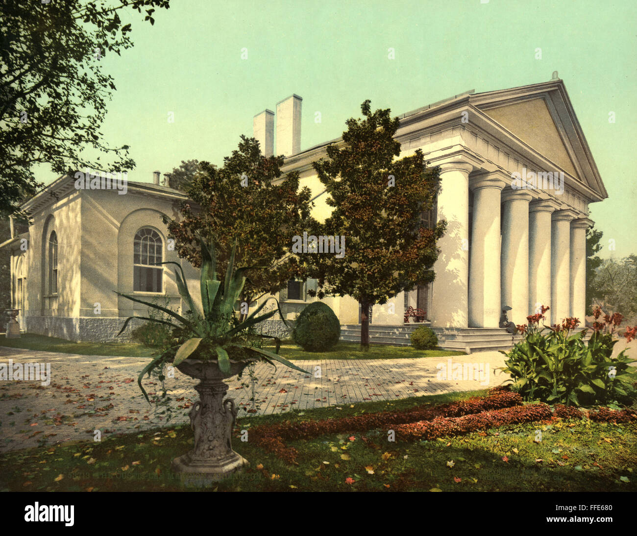VIRGINIA: ARLINGTON HOUSE. /nArlington House, once home to Robert E ...