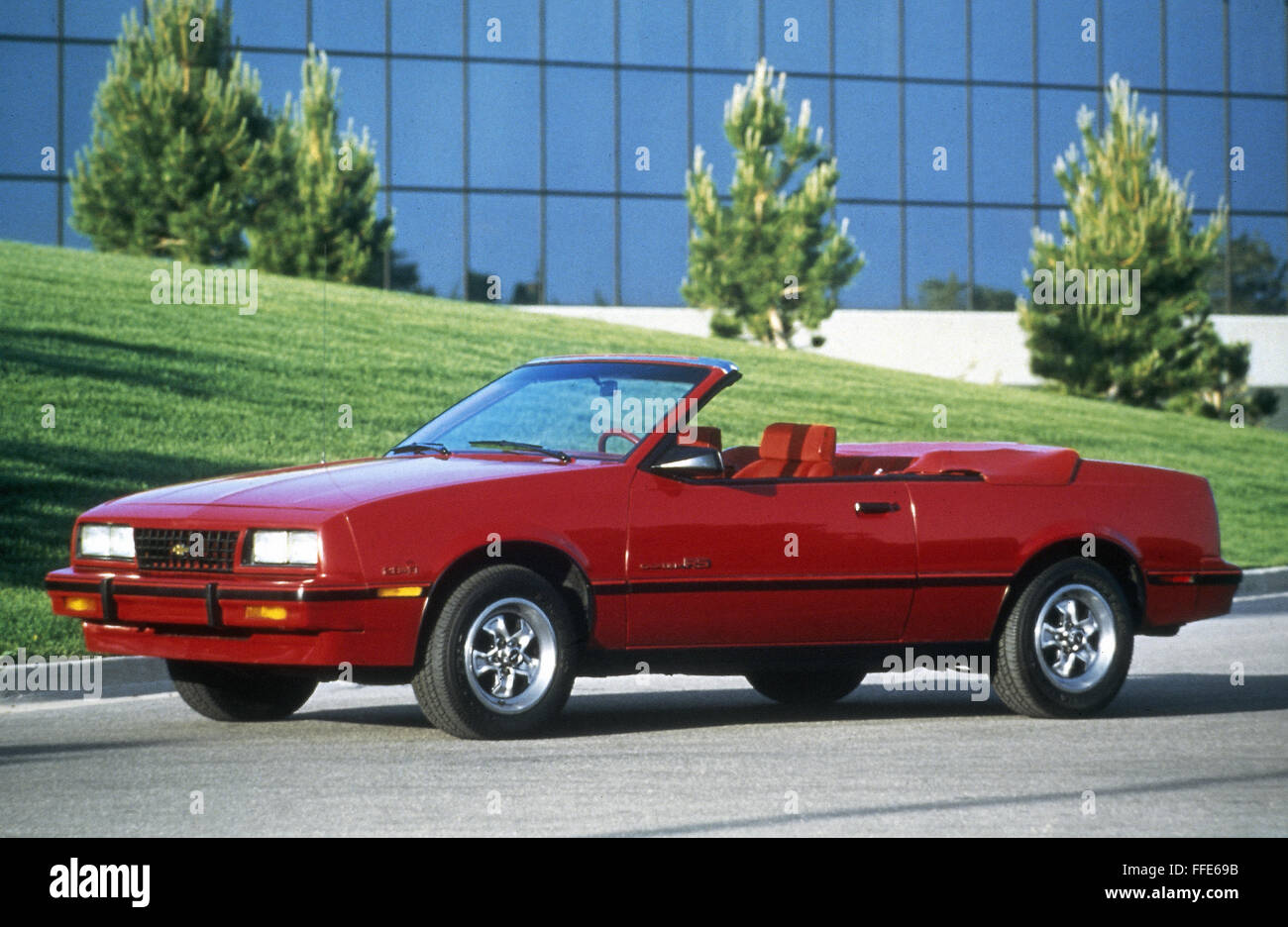 CHEVROLET, 1986. /nChevrolet Cavalier RS Convertible, 1986 Stock Photo ...