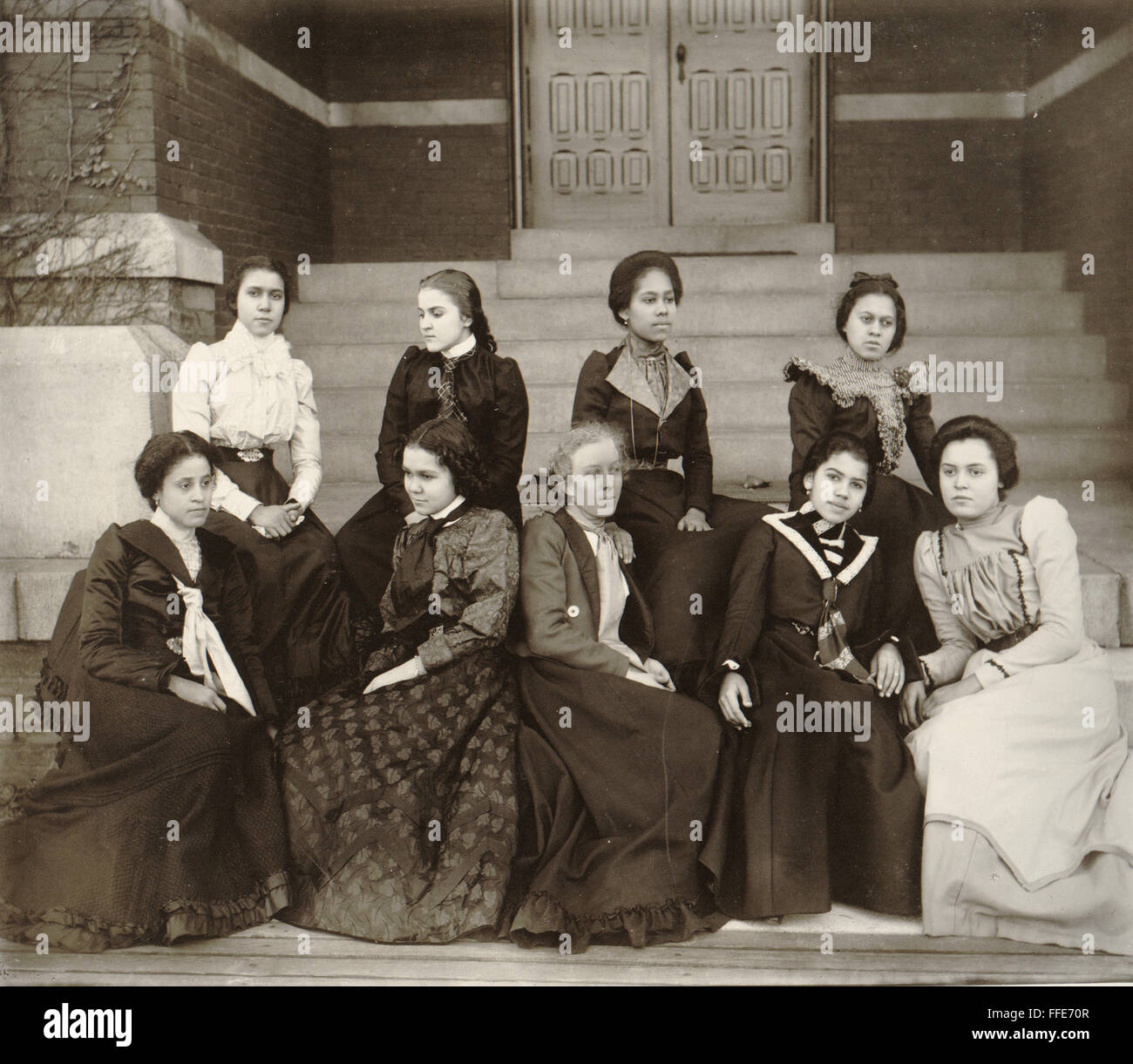 ATLANTA UNIVERSITY, c1900. /nGroup of African American women students ...
