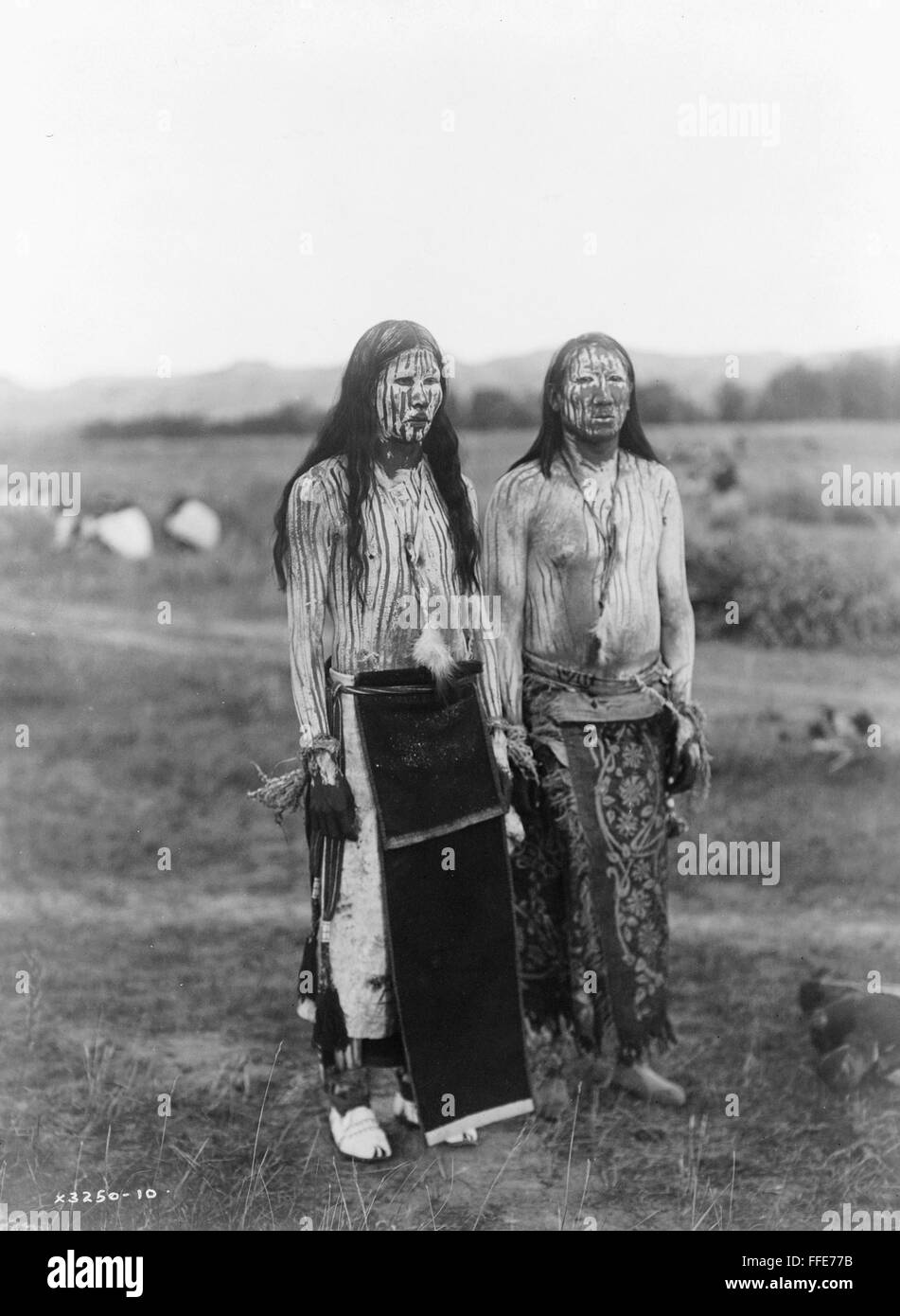 CHEYENNE SUN DANCERS, c1910. /nTwo young Cheyenne men in ceremonial ...