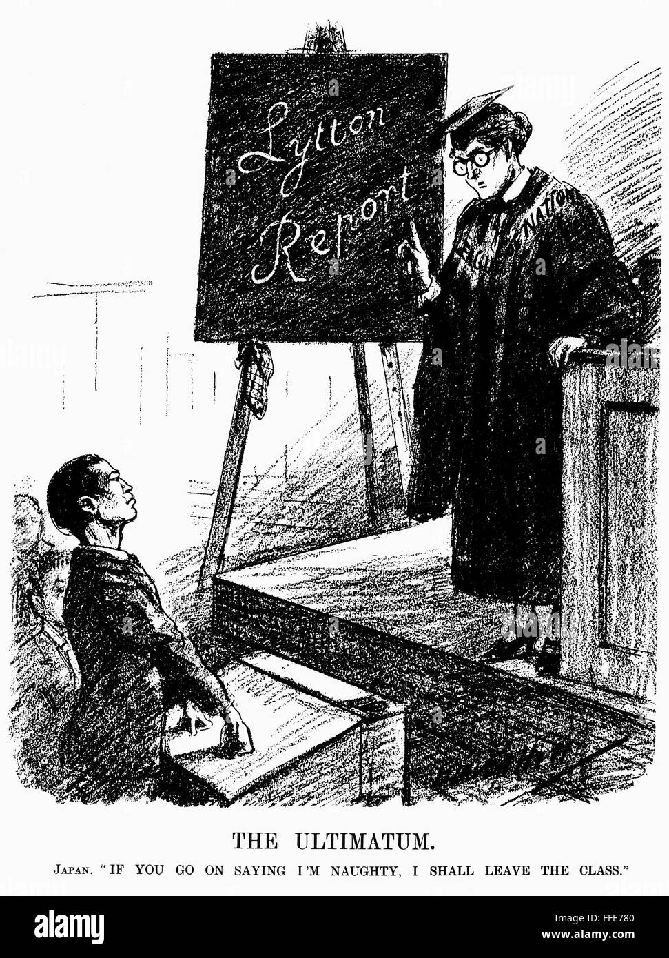 League of nations cartoon High Resolution Stock Photography and Images ...