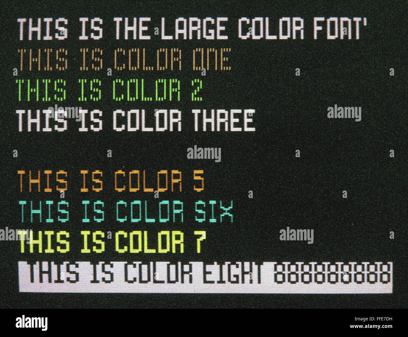DIGITAL FONTS, c1983. /nSample fonts of the Lotus Executive Briefing ...