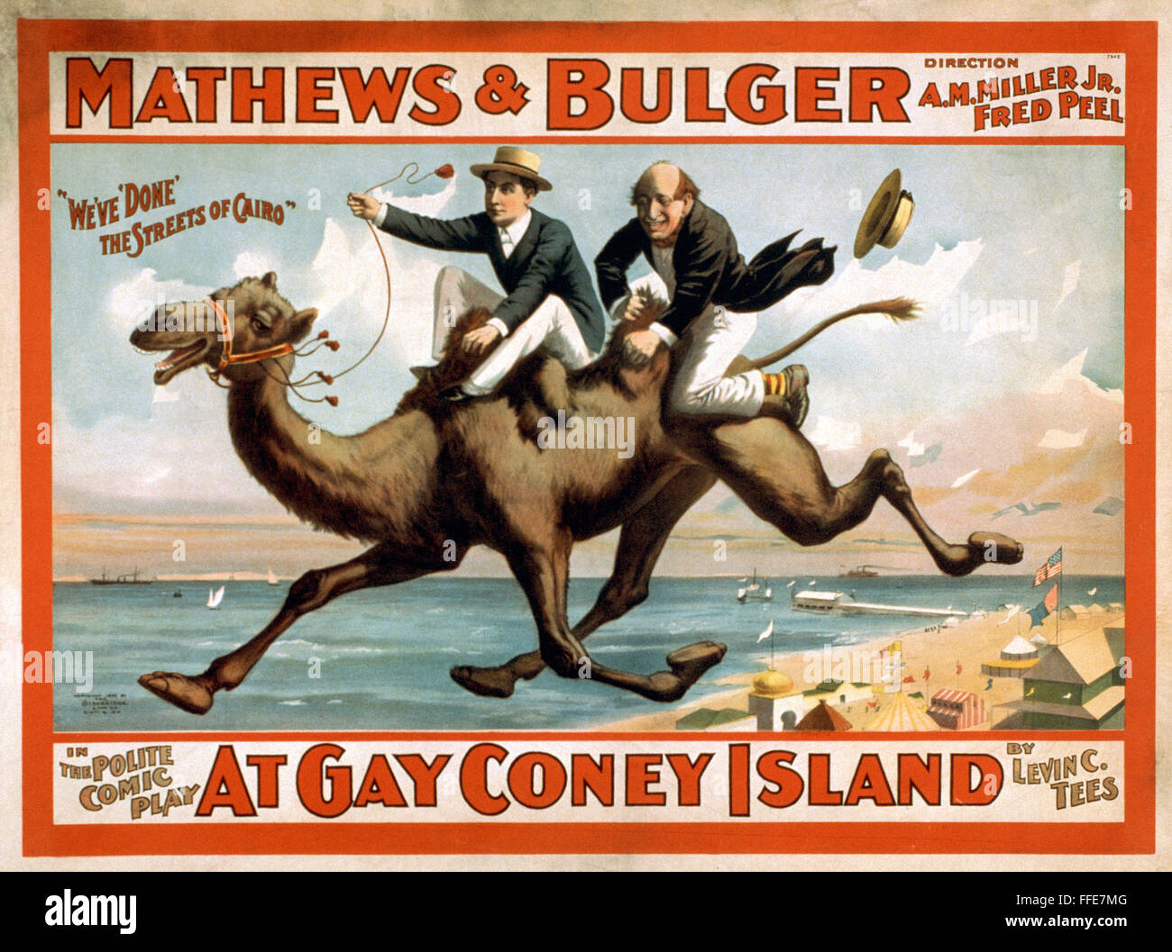 BROADWAY POSTER, c1896. /nLithograph poster for the Broadway play, 'At ...