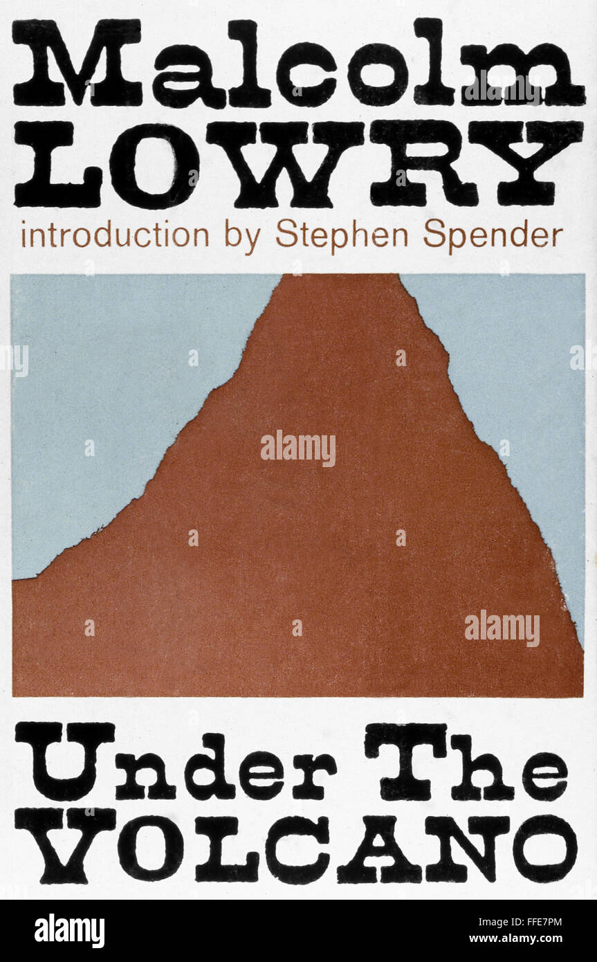 LOWRY: UNDER THE VOLCANO. /nCover of an early edition of Malcolm Lowry ...
