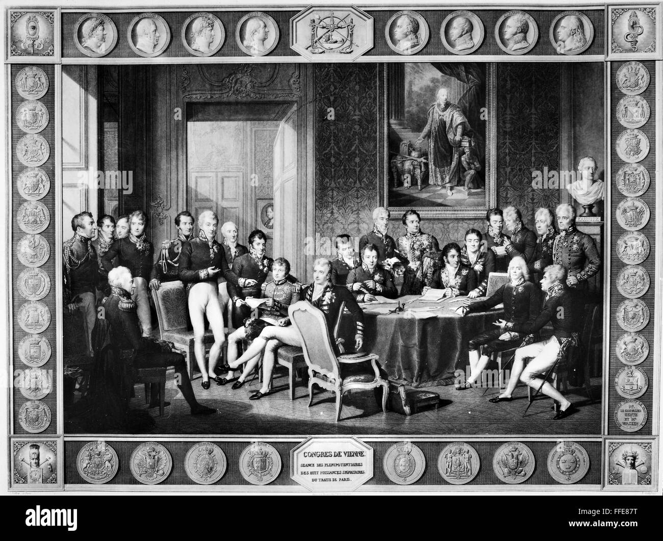 CONGRESS OF VIENNA, 1815. /nArthur Wellesley, Duke of Wellington ...