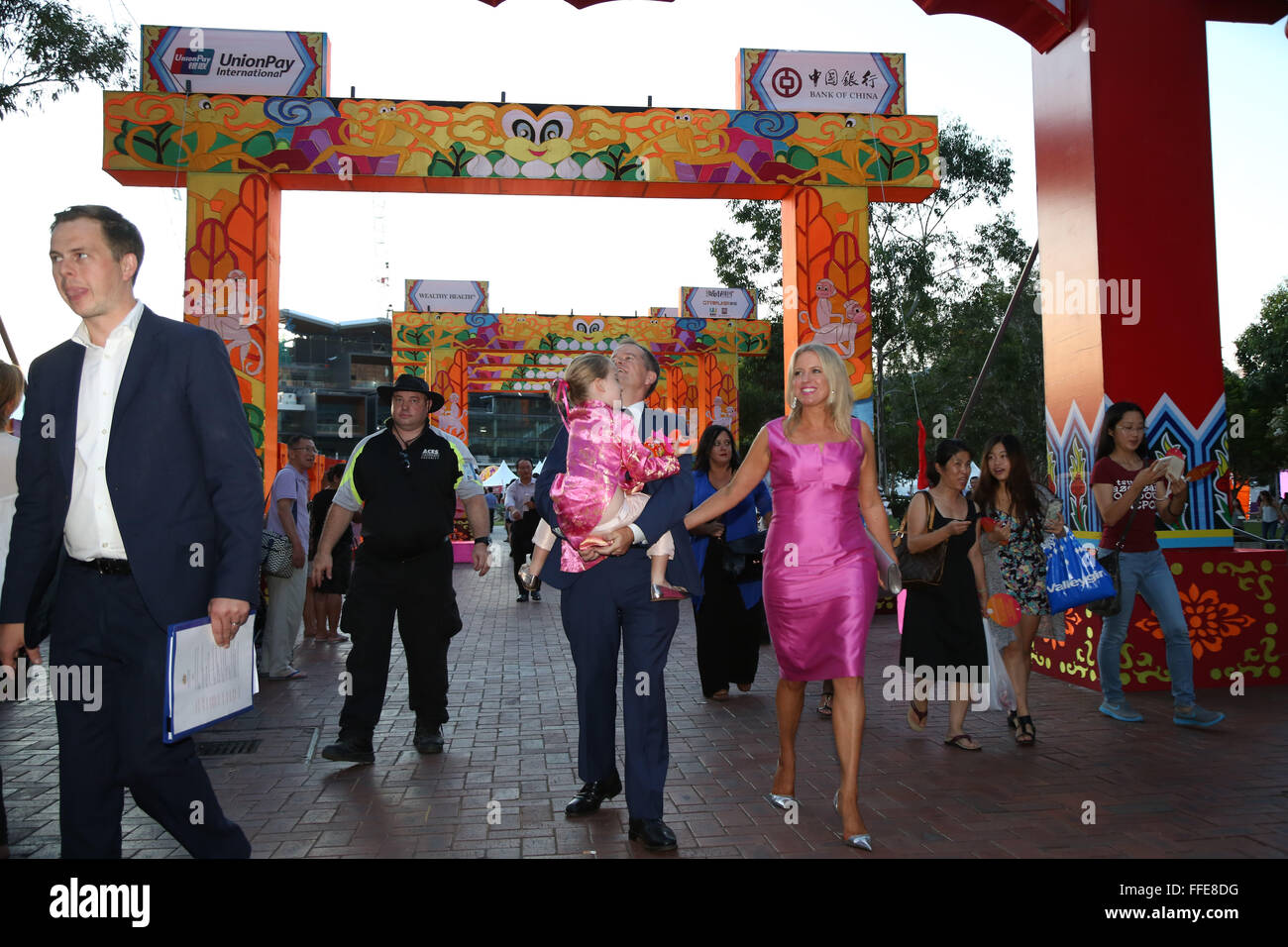 Sydney, Australia. 12 February 2016. Pictured: Bill Shorten with wife ...
