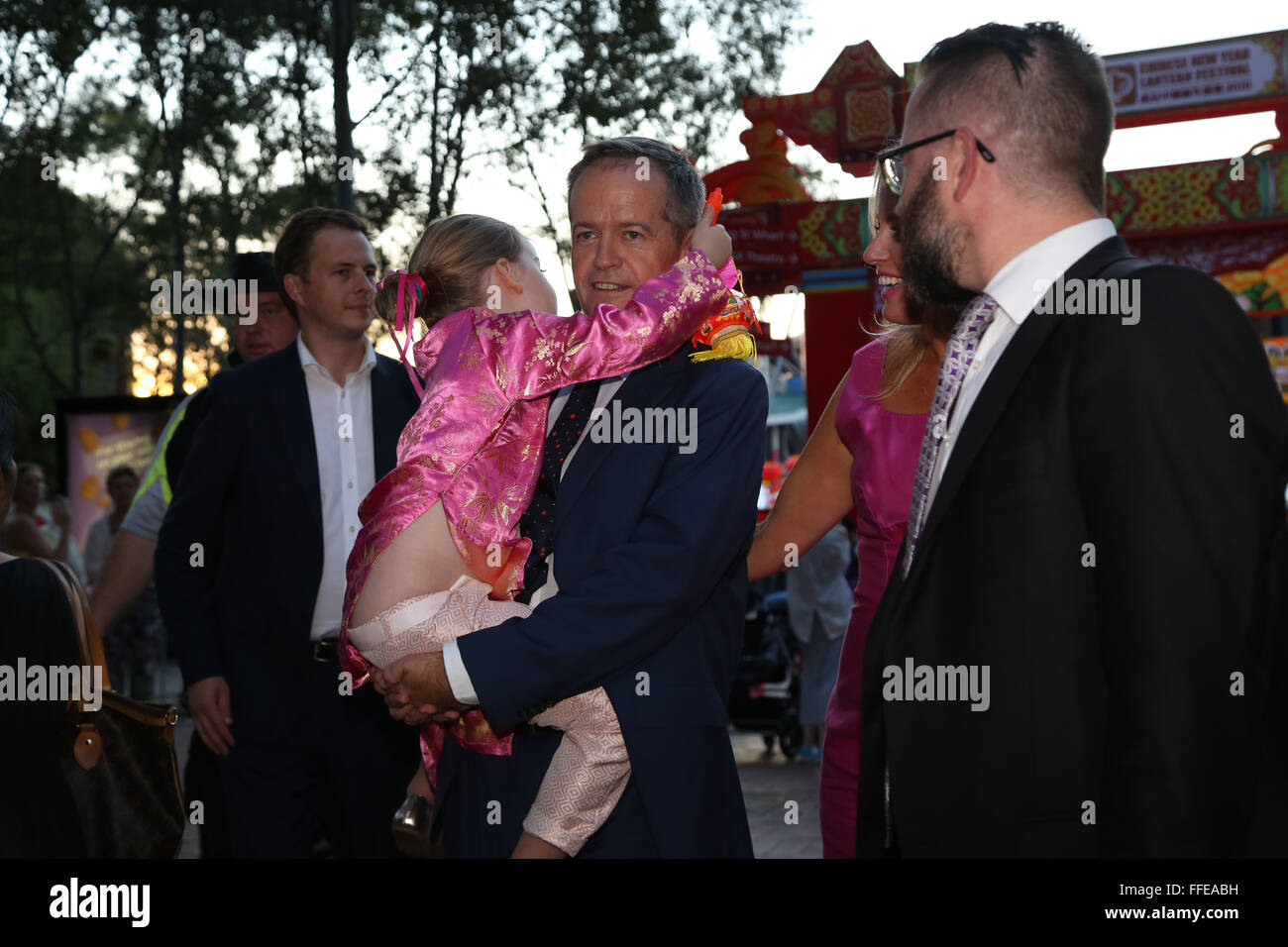 Sydney, Australia. 12 February 2016. Pictured: Bill Shorten with wife ...