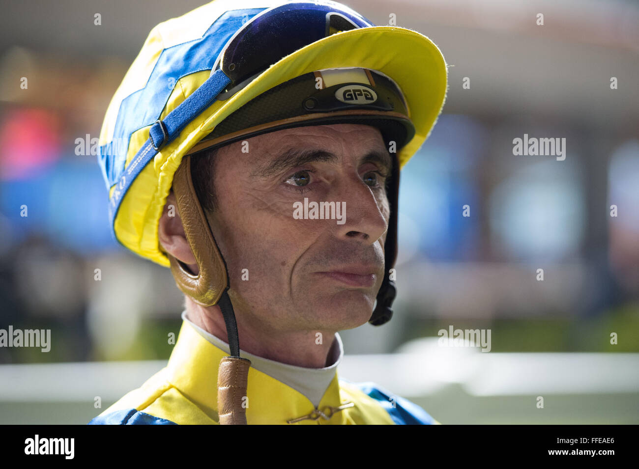 Dubai, UAE. 11th Feb, 2016. Gerald Mosse before winning the 1200m ...