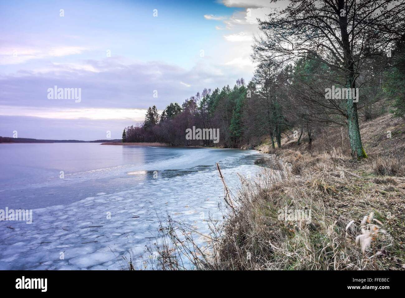 Sunset water landscape hi-res stock photography and images - Alamy