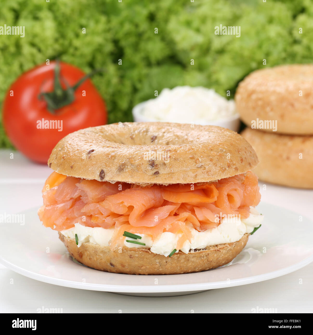 Bagel fish hi-res stock photography and images - Alamy
