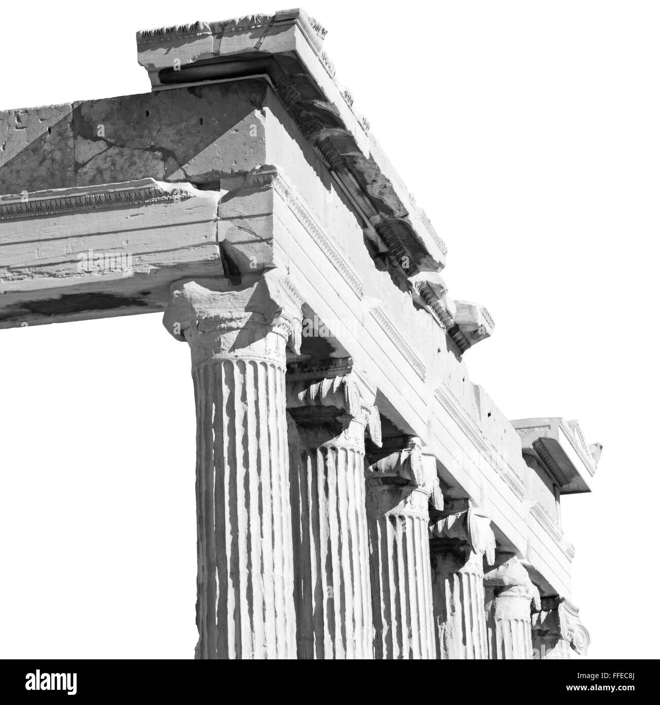 in greece the old architecture and historical place parthenon athens ...