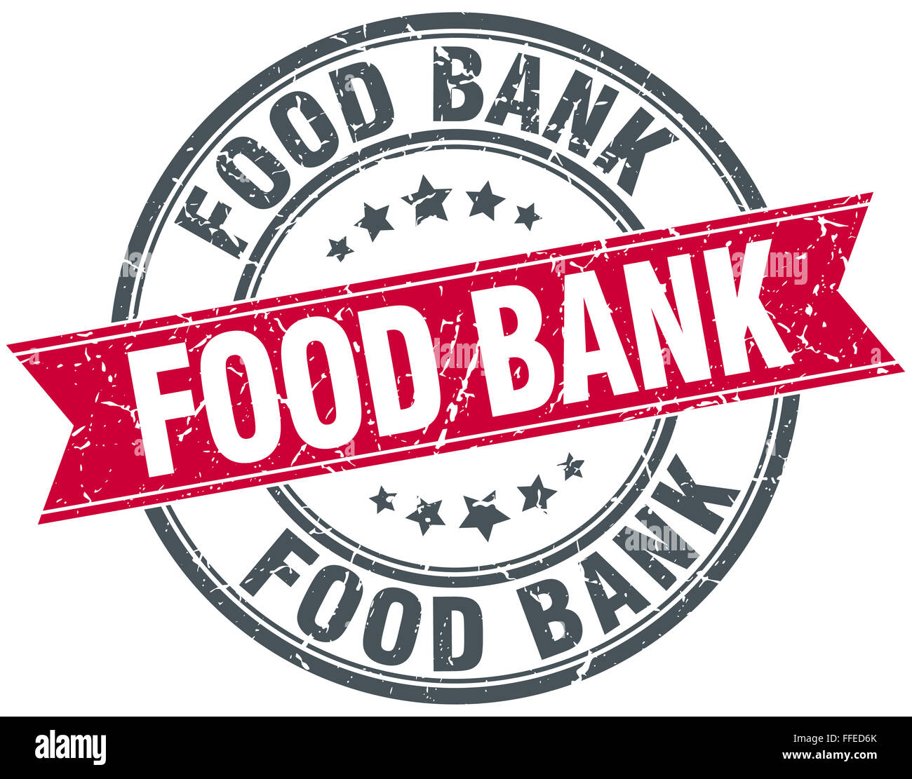 Food bank stamp sign seal hi-res stock photography and images - Alamy