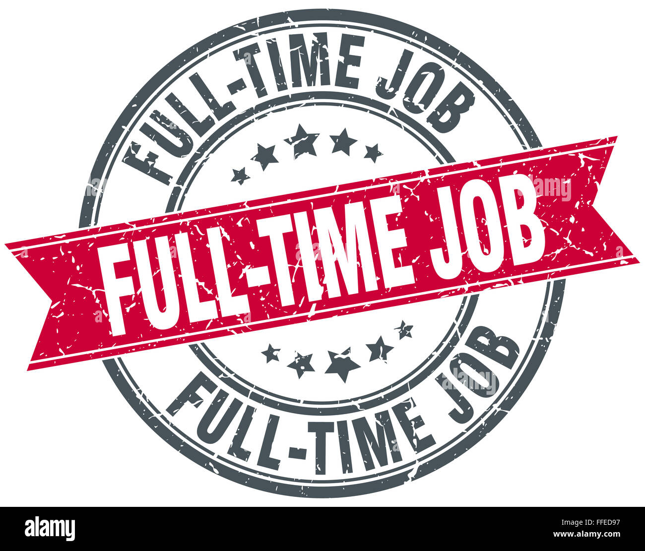 Full time round stamp hi-res stock photography and images - Alamy