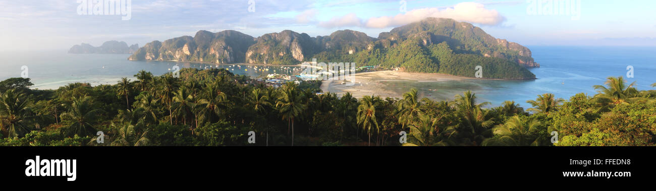 Thailand Krabi Phi Phi Islands Koh Phi Phi Don Beautiful view of Koh ...