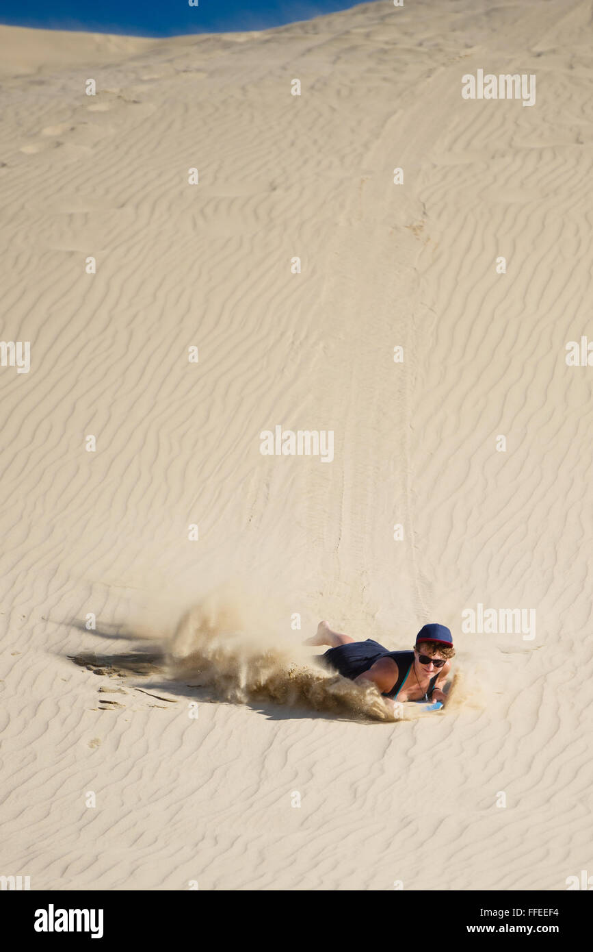 Sandboarding sliding surfing hi-res stock photography and images - Alamy
