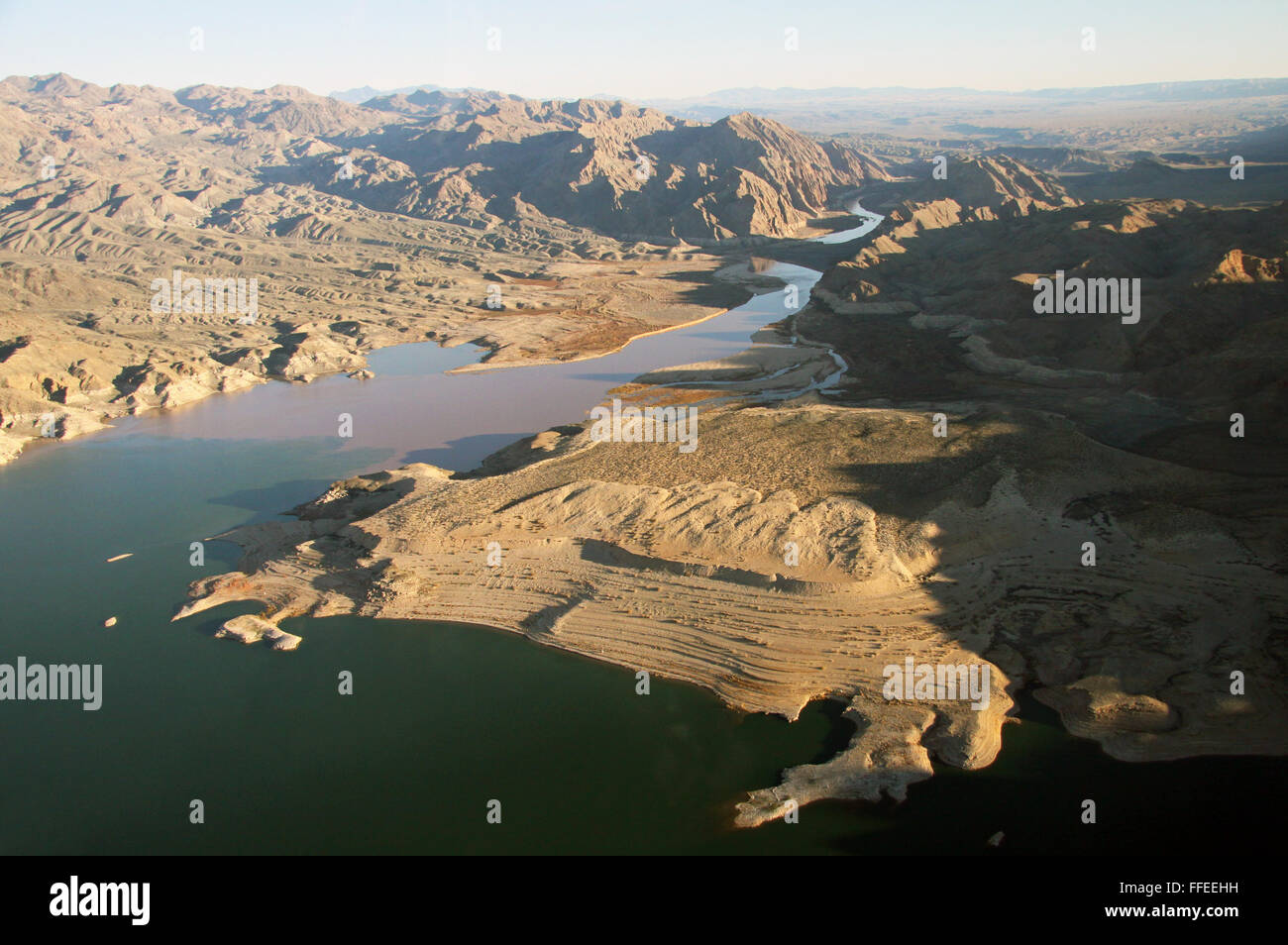 aerial view from a helicopter of the Arizona landscape, USA Stock Photo ...