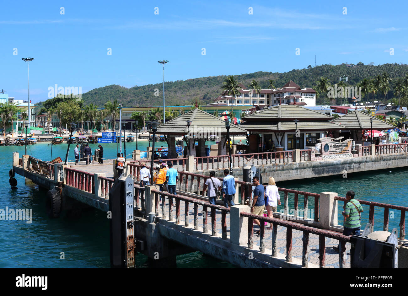 Thailand Krabi Phi Phi Islands Koh Phi Phi Don Tonsai Pier Adrian Baker ...