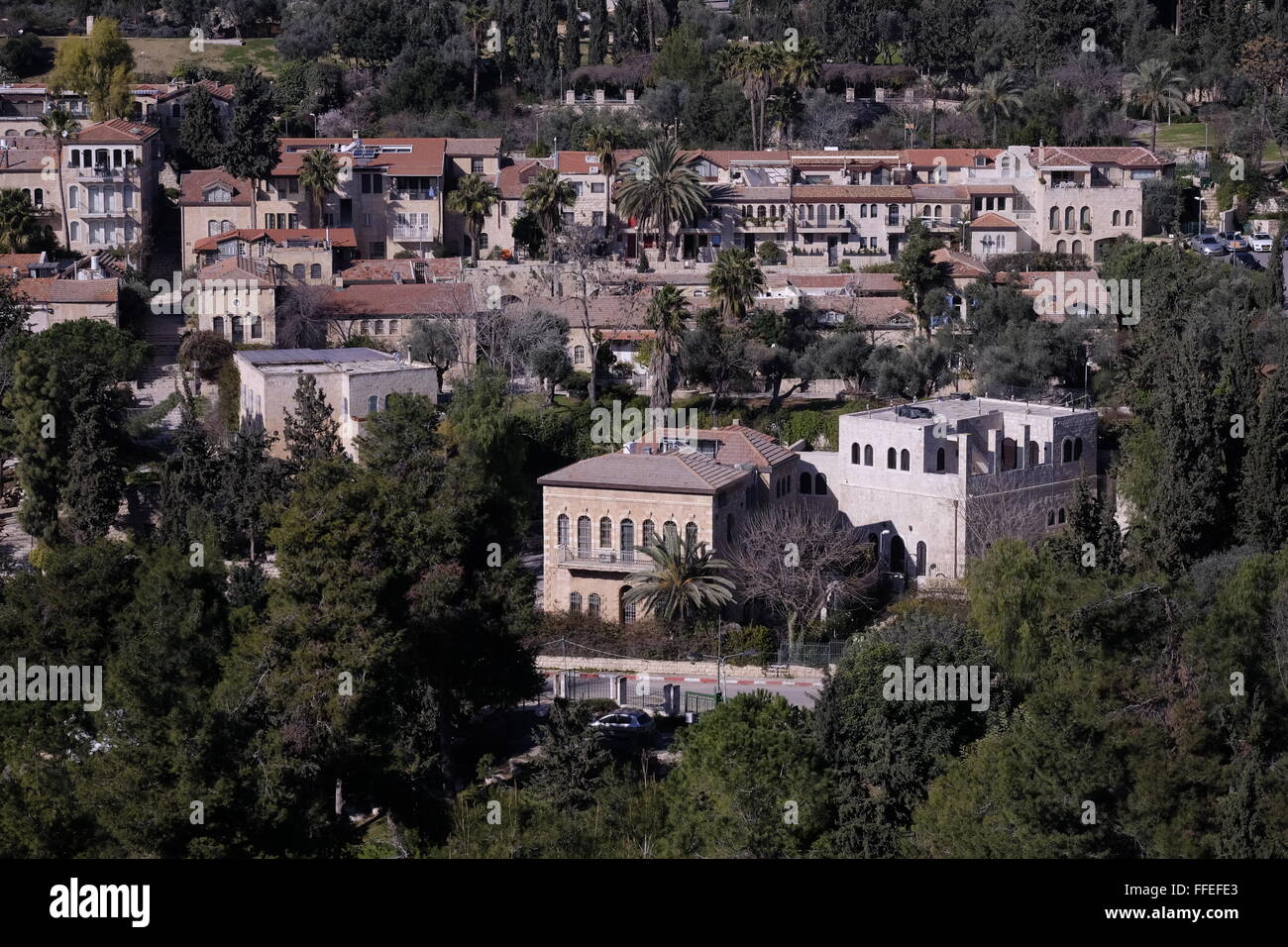 View of Yemin Moshe a historic neighborhood established in 1892–1894 ...