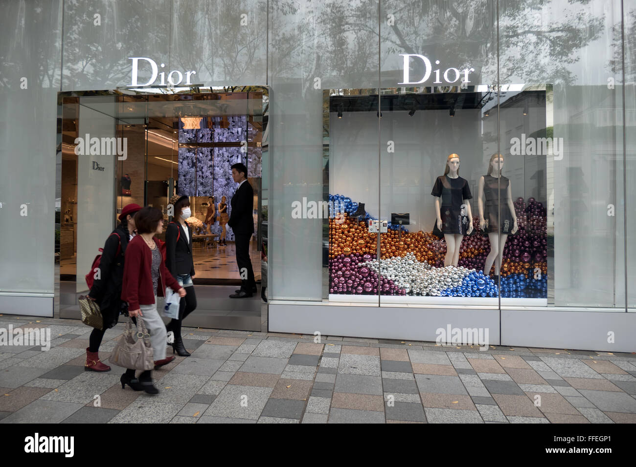 Dior, famous fashion store, shop, tourist attraction, people shopping ...