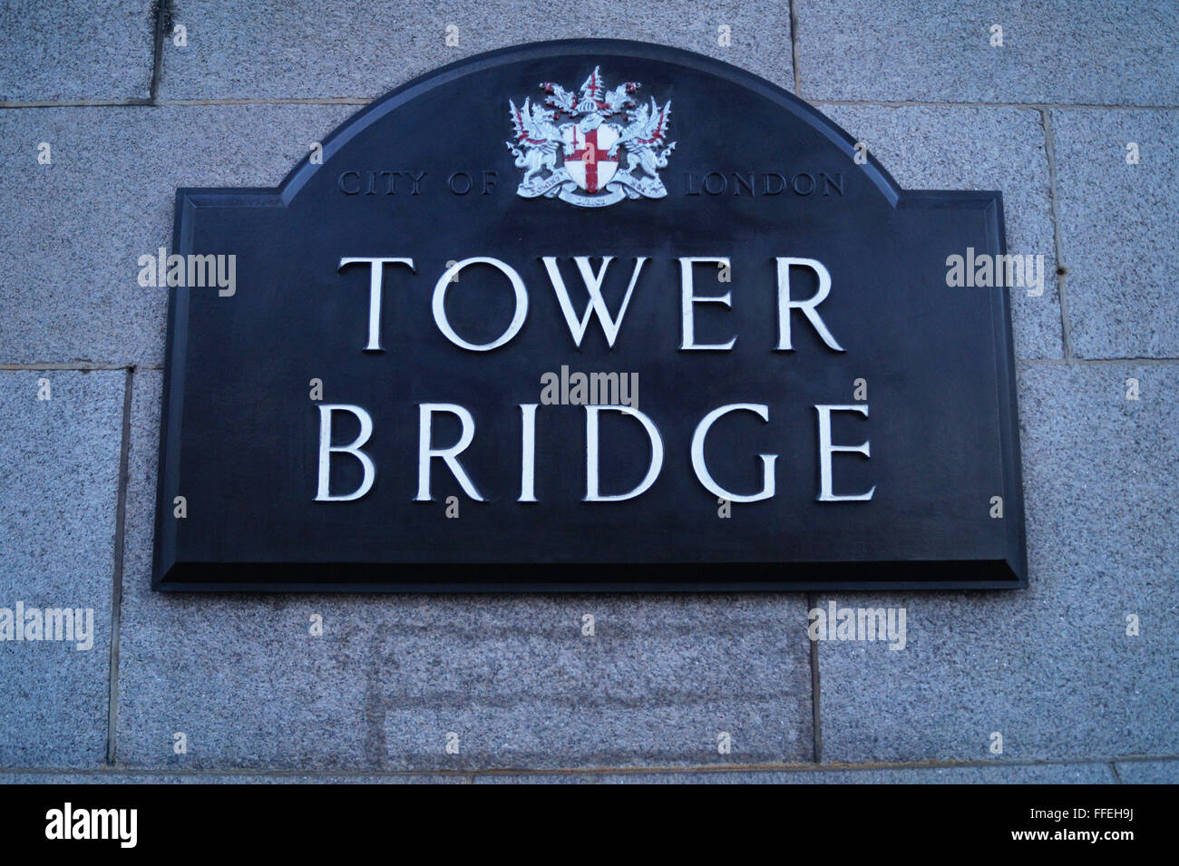 Tower Bridge, The Name says it all Stock Photo - Alamy