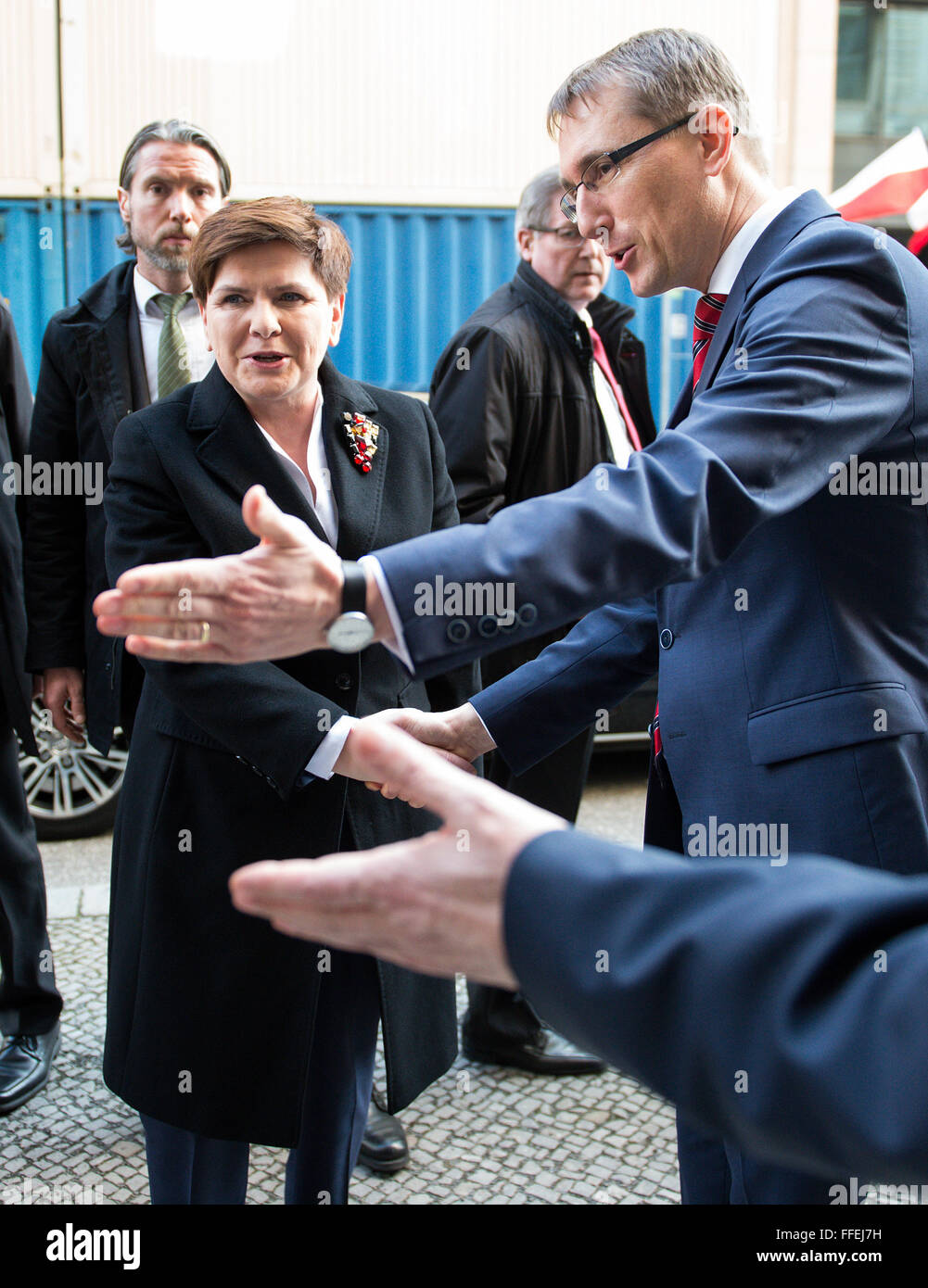 Berlin, Germany. 12th Feb, 2016. The board chairman of the Koerber ...