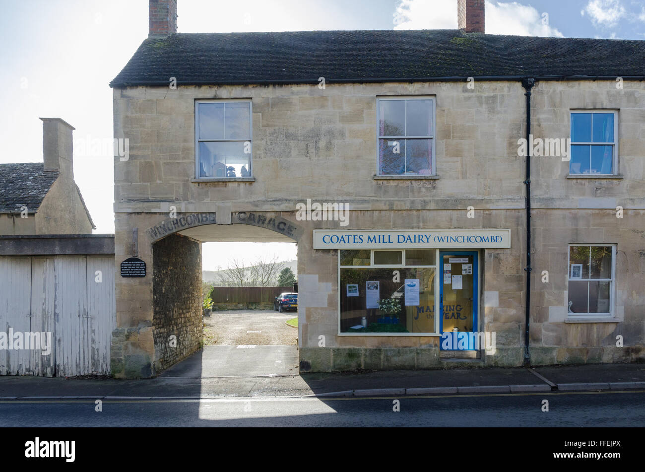 The old Winchcombe Garage which is now Coates Mill Dairy in Gloucester ...