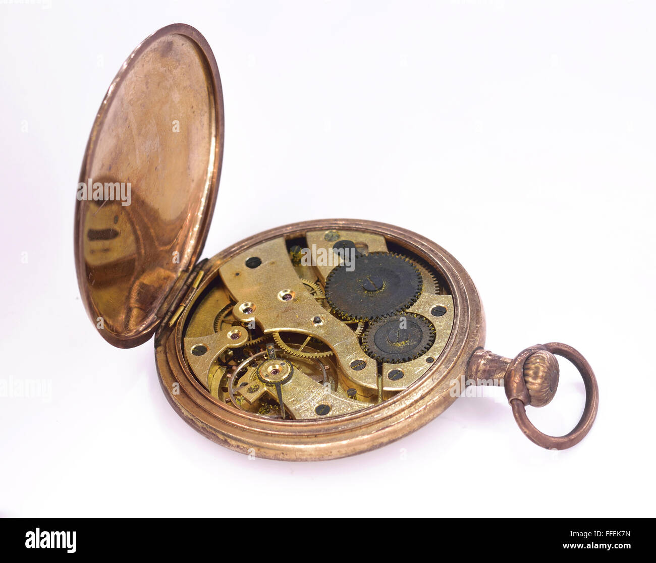 Watch Parts dismantled. Macro study of precisely engineered watch parts ...